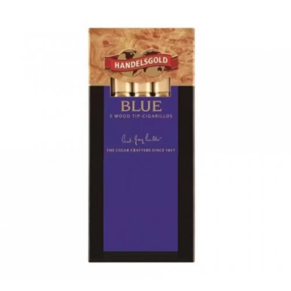 Tigari de foi Handelsgold Tip Blue - Tabacco & Gifts